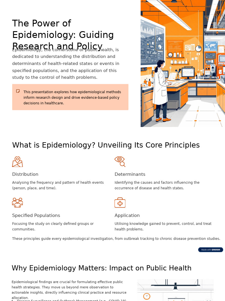 The Power of Epidemiology Guiding Research and Policy | PDF ...