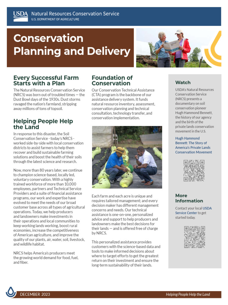 NRCS Conservation Planning Guide | PDF | Natural Resources Conservation ...