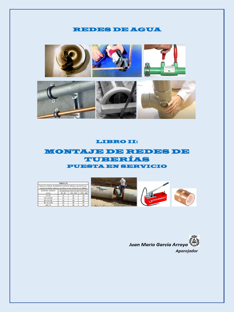 Redes de Agua_Libro II Montaje de Redes de Tuberías Puesta en Servicio | PDF | Tubería ...