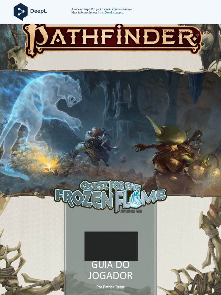 PF 2E - Quest for the Frozen Flame AP - Player's Guide Pt-BR | PDF ...