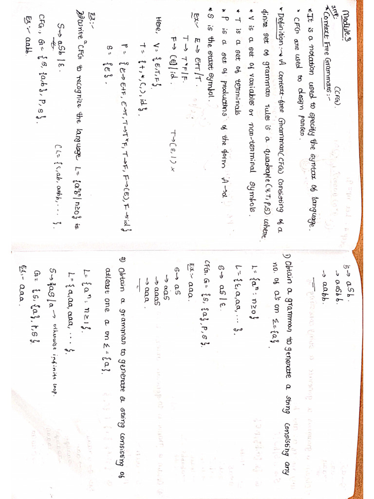 Toc Module 3 | PDF