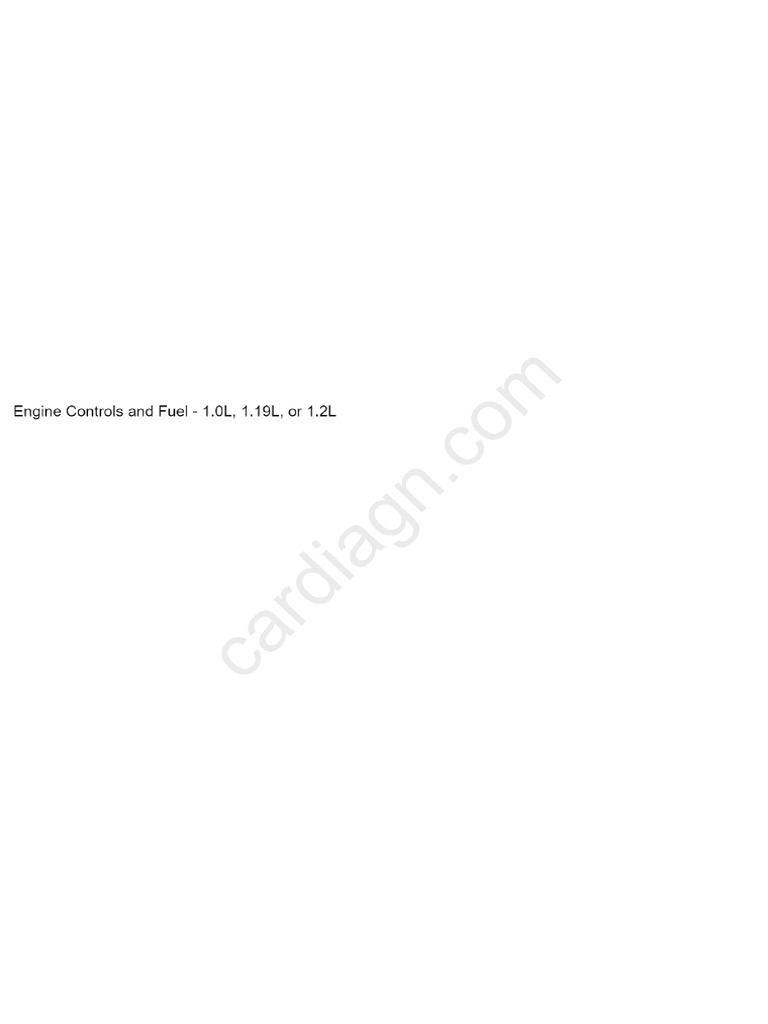 Chevrolet Spark M300 Manual - Engine Controls and Fuel - 1.0L, 1.19L ...