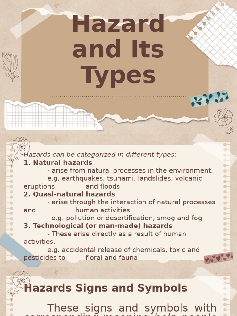 Drrr Midterm Week6b Hazard and Its Types | PDF | Hazards | Toxicity