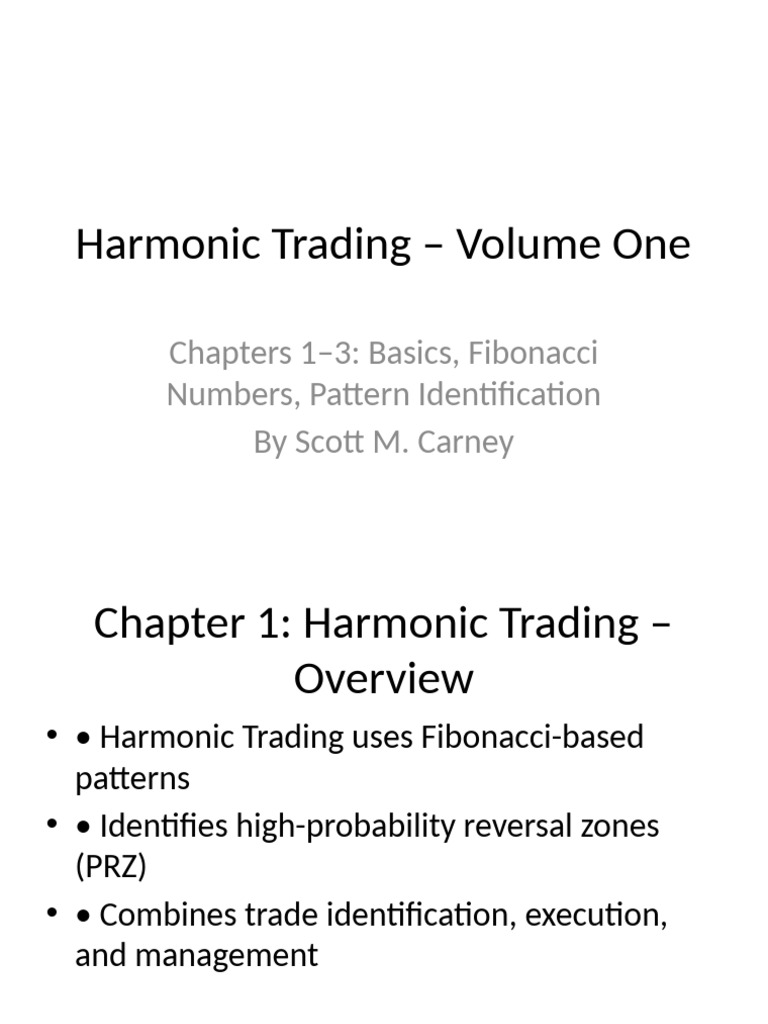 Harmonic Trading Ch1to3 | PDF