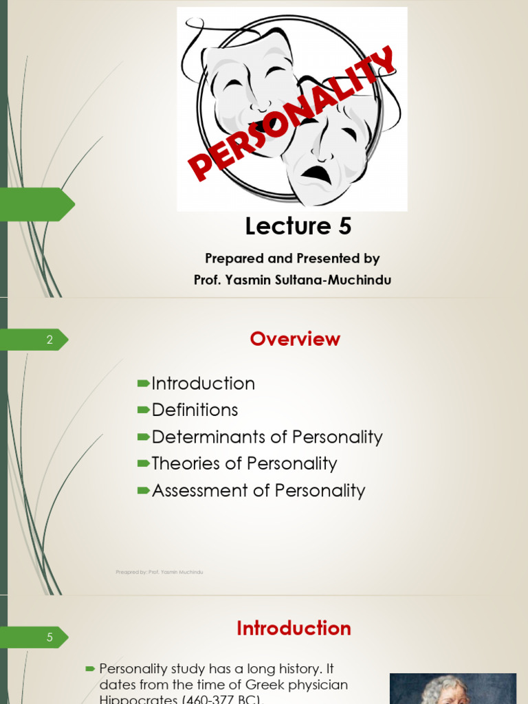 Bmbs111 Topic 8 Personality | PDF | Psychological Concepts | Behavioural Sciences