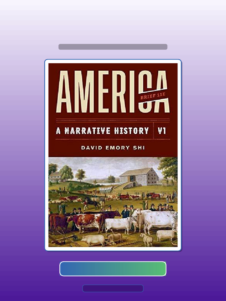 America A Narrative History Brief Eleventh Edition Vol Volume 1 Ebook ...