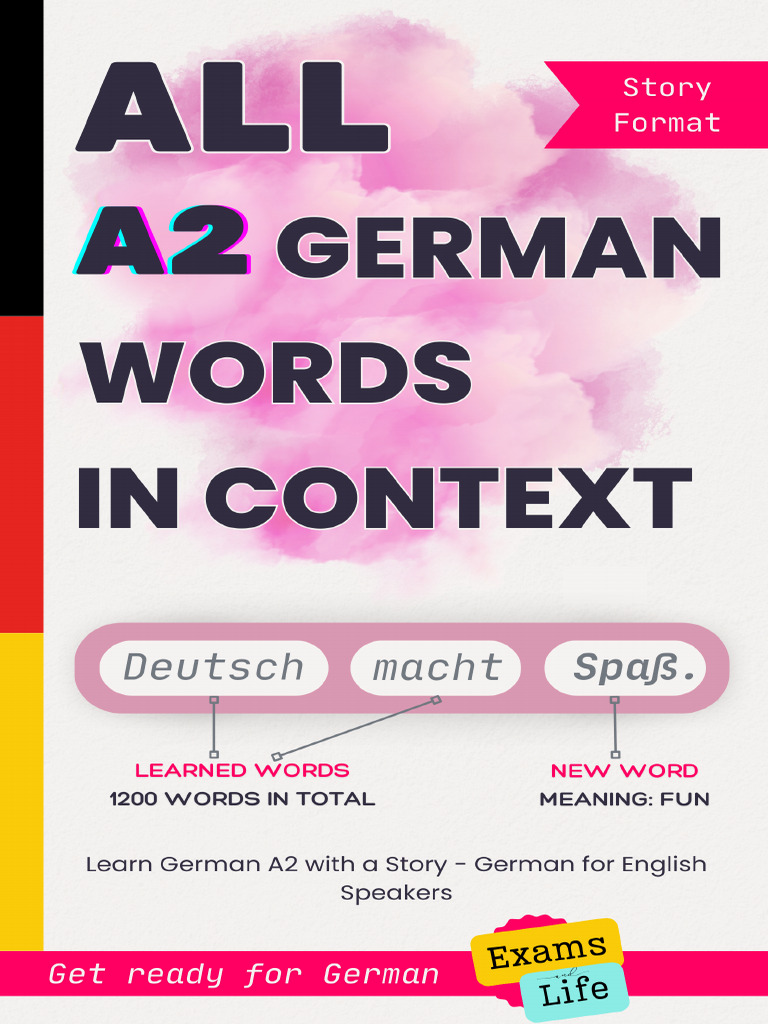 All A2 German Words in Context First 3 Chapters | PDF | Grammatical ...