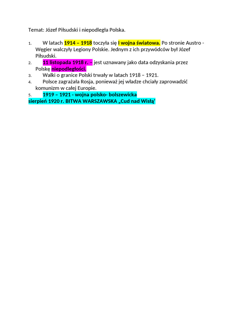 Józef Piłsudski | PDF