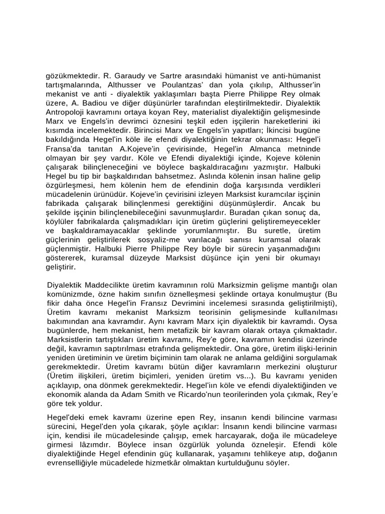 Ali Akay-Diyalektik Antropoloji Ve Mekanist Marxizm Elestirisi | PDF