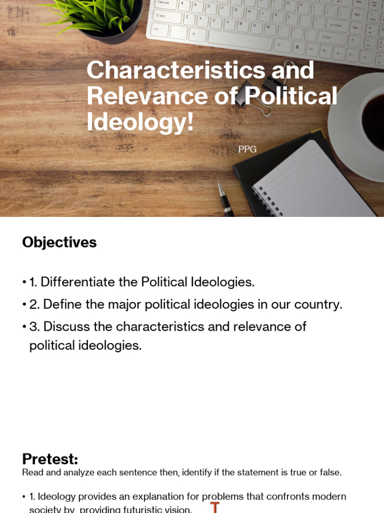 Political Ideologies: Characteristics & Relevance | PDF | Ideologies ...