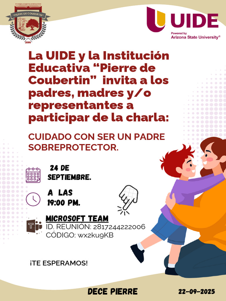 Charla Uide - Cuidado Con Se Un Padre Sobreprotector | PDF