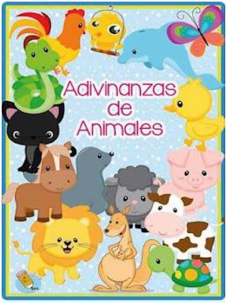 Carátula Adivinanzas Animalitos | PDF