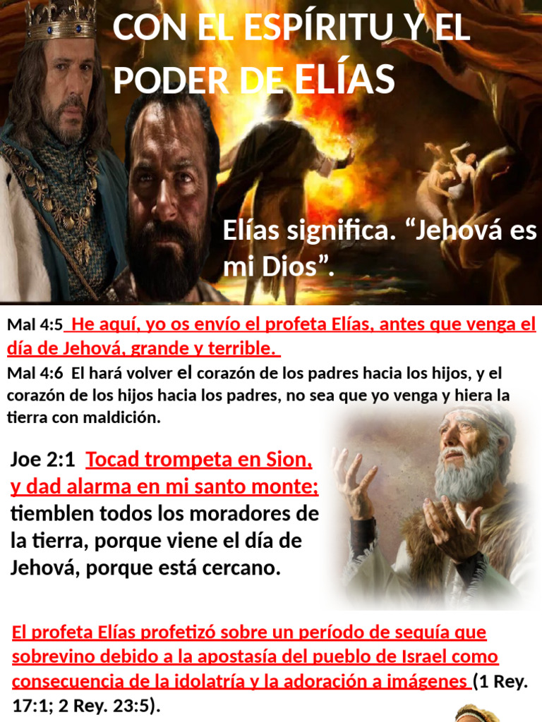 El Mensaje Profético de Elías | PDF | Elijah | Juan el Bautista