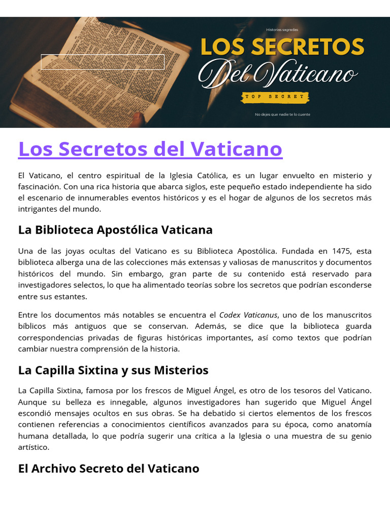 Vaticano | PDF | Ciudad del Vaticano | Jesús