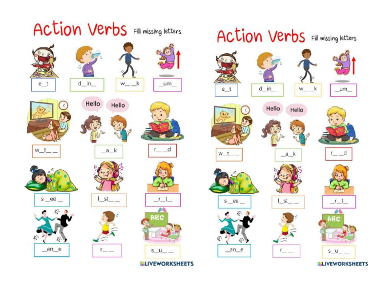 Action Verbs 22 | PDF