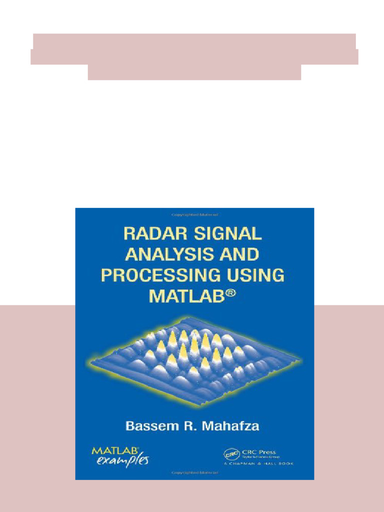 (Ebook) Radar Signal Analysis and Processing Using MATLAB by Bassem R. Mahafza ISBN ...