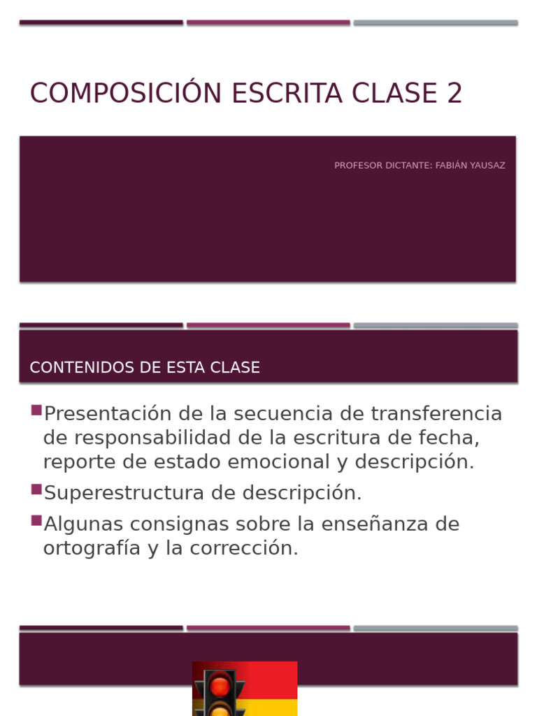 Composicion Clase 2 | PDF | Enseñando | Sicología