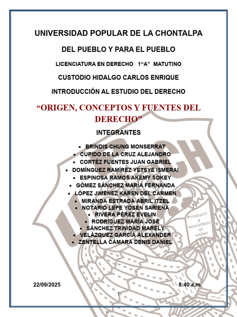 Origen y Fuentes del Derecho | PDF | Ley procesal | Caso de ley