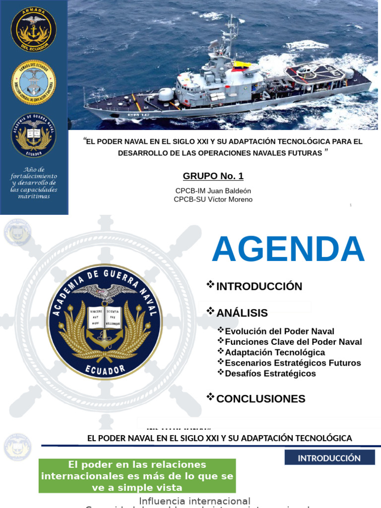 Expo Poder Naval en El Siglo Xi | PDF | Marinas | Vehículo aéreo no ...