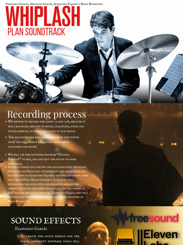 Presentación Plan Soundtrack | PDF | Sound | Sound Production
