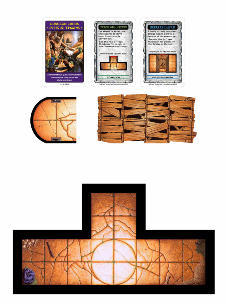 Pits & Traps Cards Board Sections v2.0 | PDF