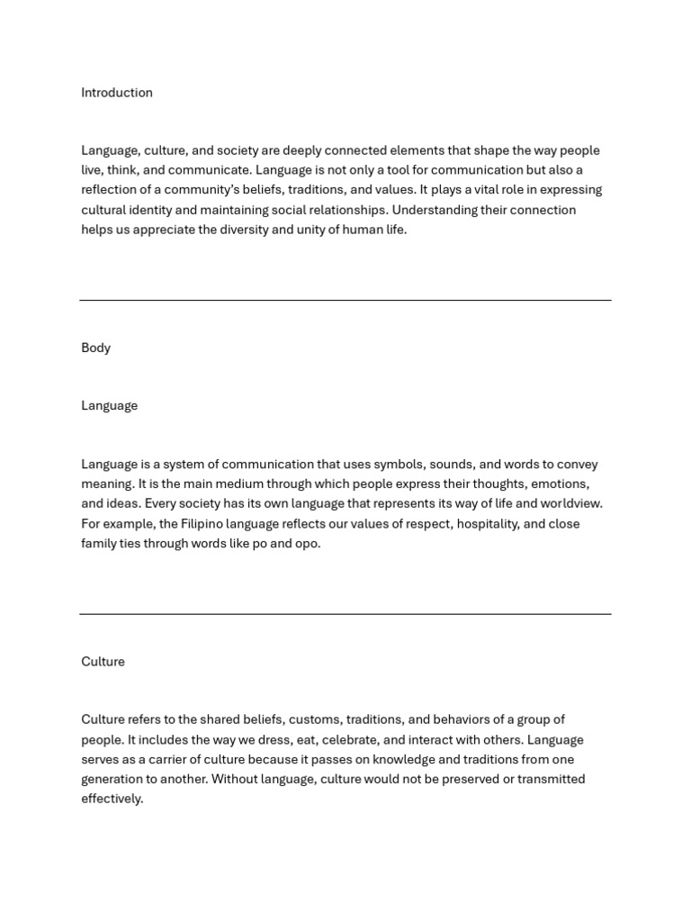 Language Culture Society Pdf
