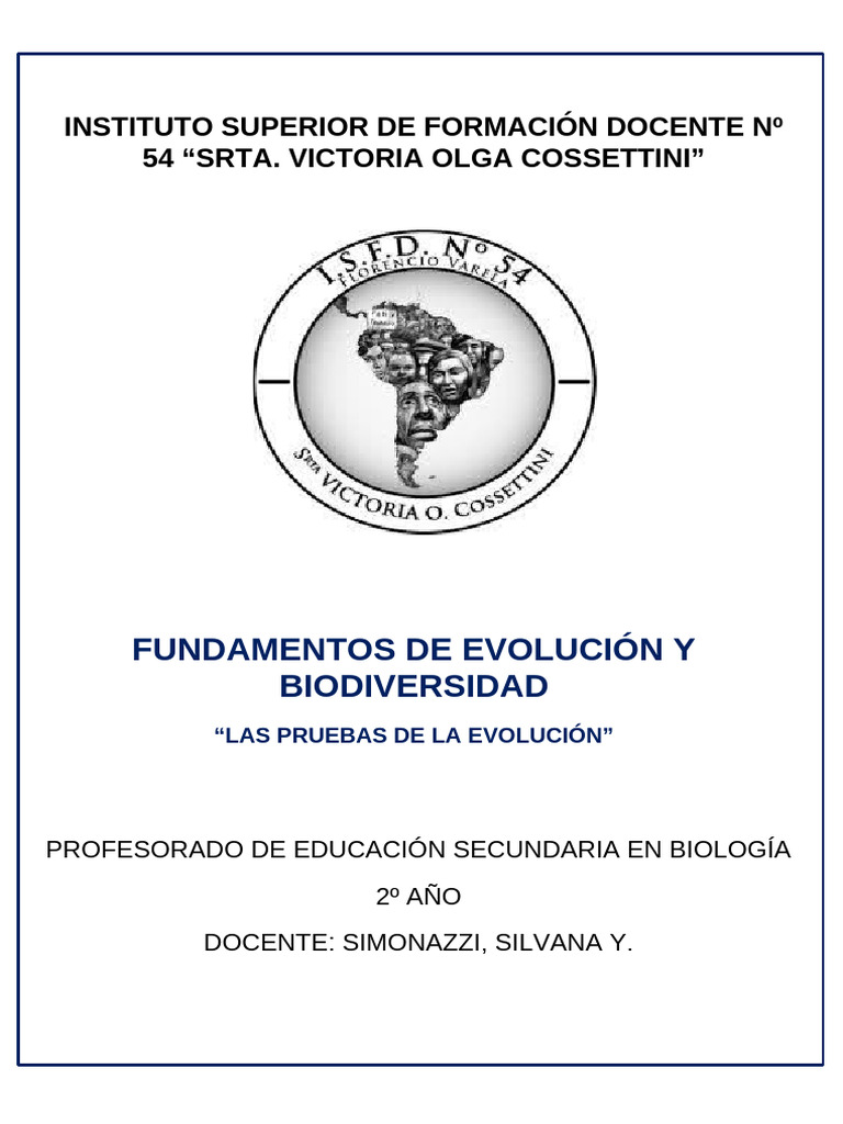 LAS PRUEBAS DE LA EVOLUCIÓN | PDF | Evolución | Homología (biología)