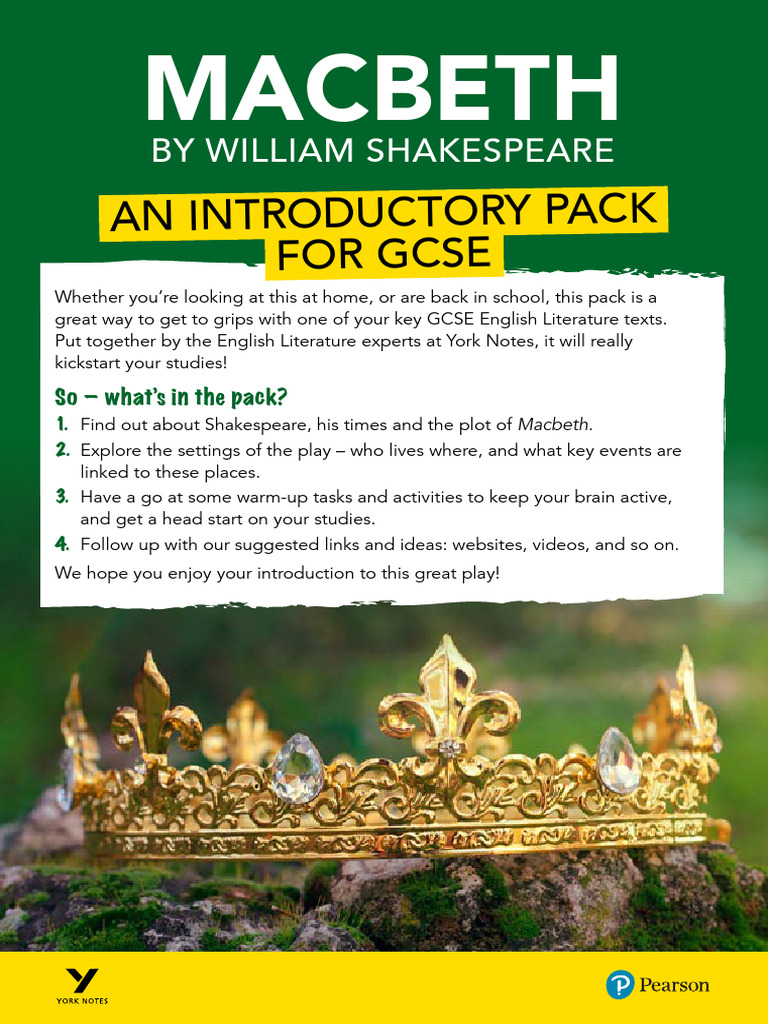 York Notes: Macbeth Study Guide | PDF | Macbeth | Shakespearean Tragedies