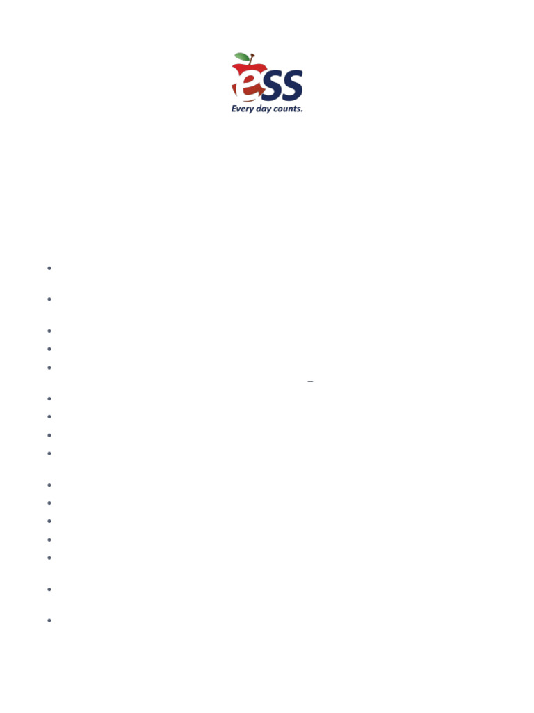 ESS Substitute Paraprofessional Job Description | PDF | Teachers ...