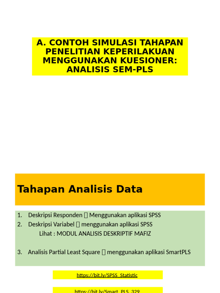 Analisis SEM-PLS Kuesioner Penelitian | PDF