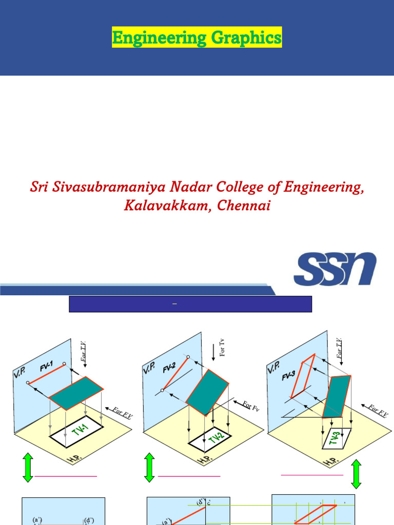 Projection of Planes_Lecture PPT | PDF | Polytopes | Geometric Shapes