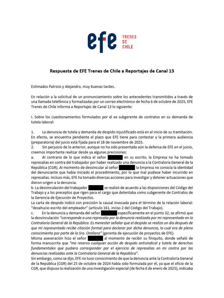 Respuesta EFE | PDF | Gobierno