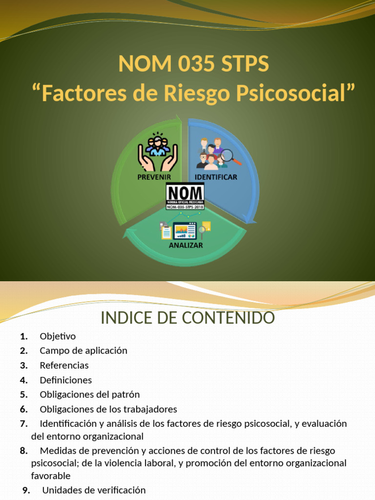 Nom 035 Stps | PDF | Violencia | Estrés (biología)