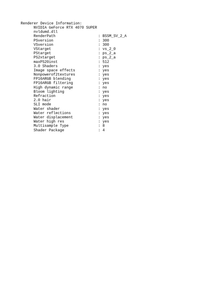 Renderer Info | PDF