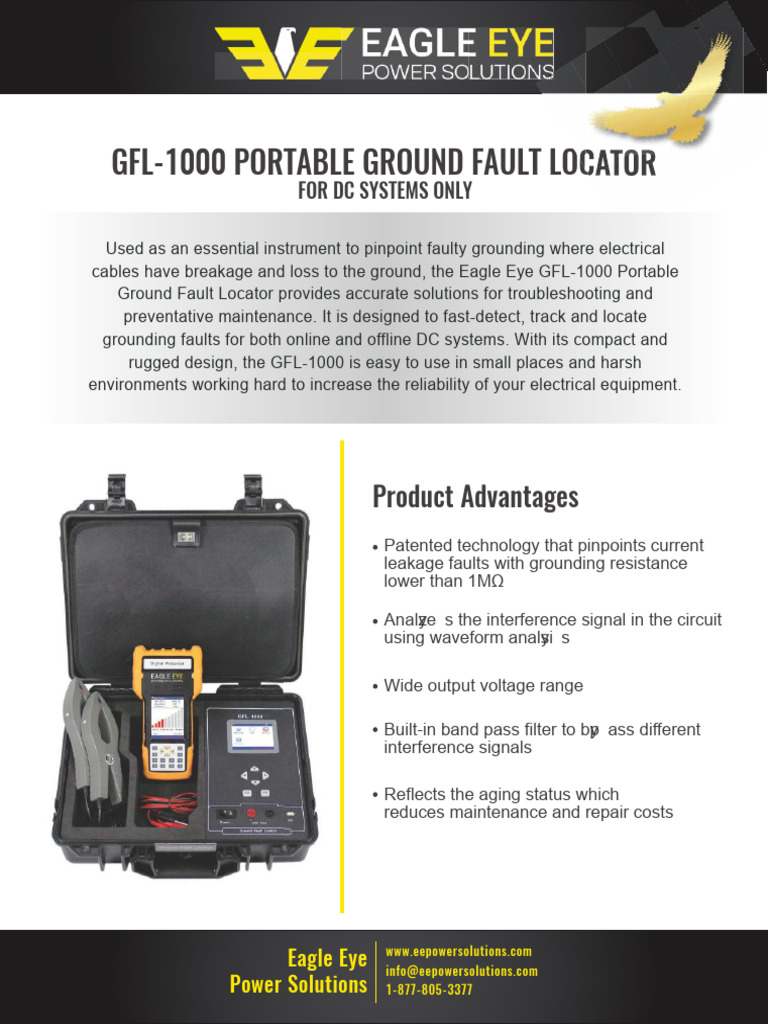 GFL 1000 Sell Sheet 080320 | PDF | Direct Current | Power (Physics)