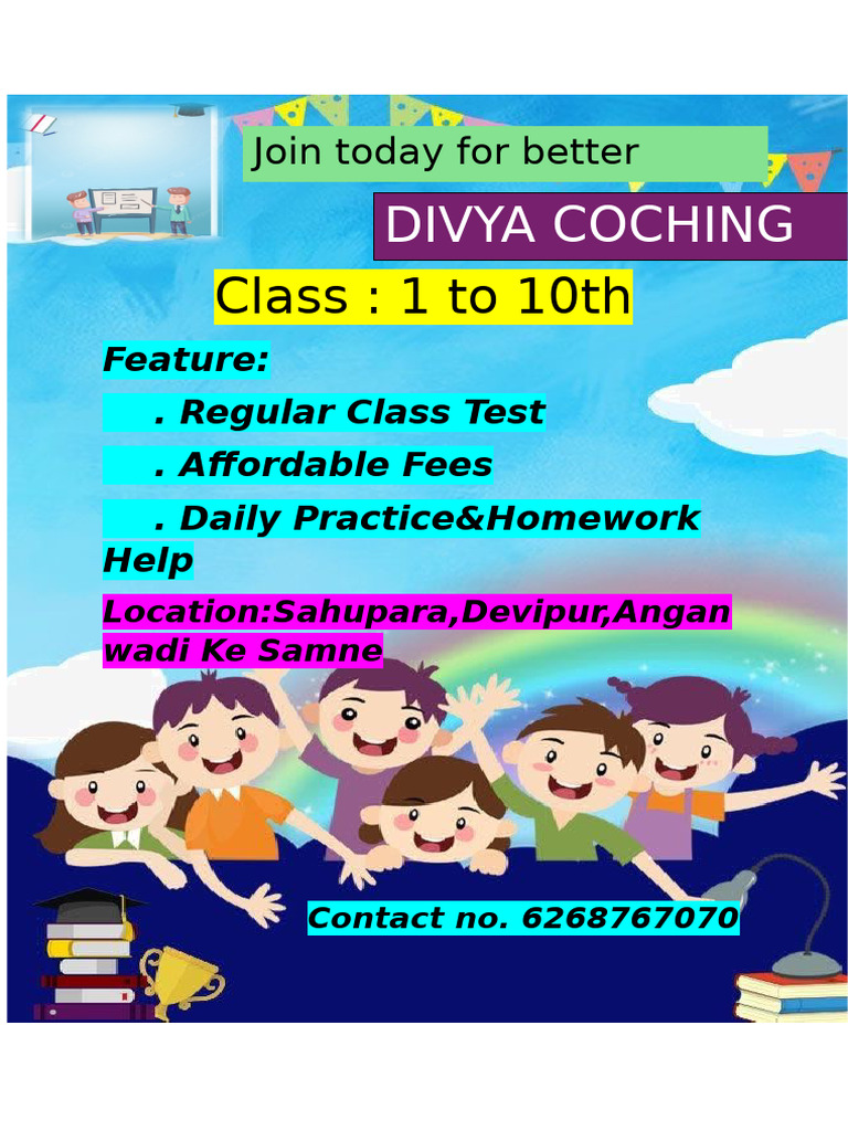Coching Class 1 To 1 | PDF