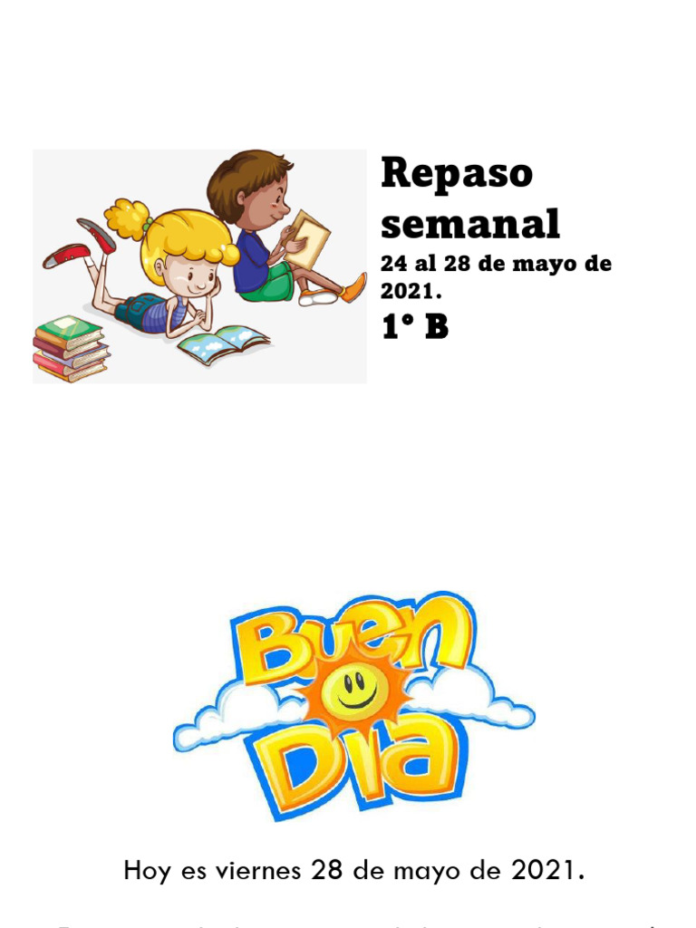 1B Clase repaso 28 de mayo 2021 | PDF