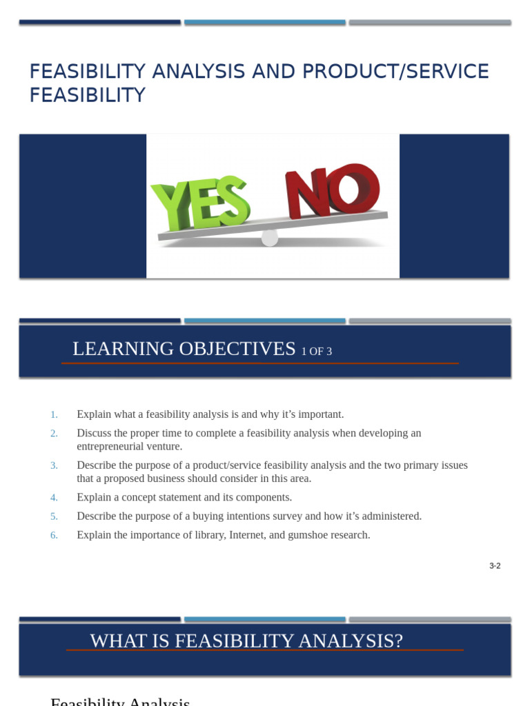 Feasibility and Product Feasibility | PDF