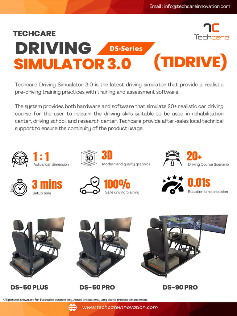 Techcare Driving Simulator 3.0 Overview | PDF | Simulation | Driving