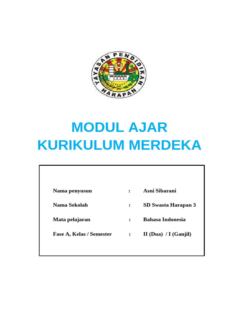 Modul Ajar Kelas 2 Kumer | PDF