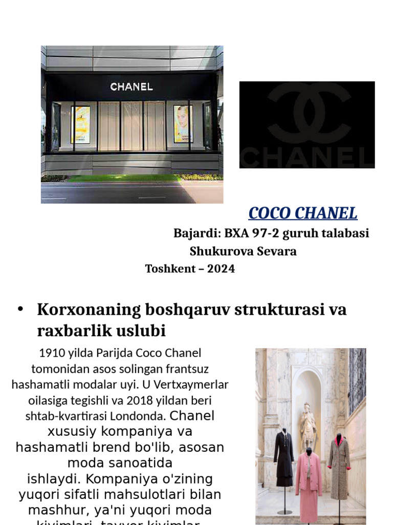 Chanel SWOT Analysis | PDF