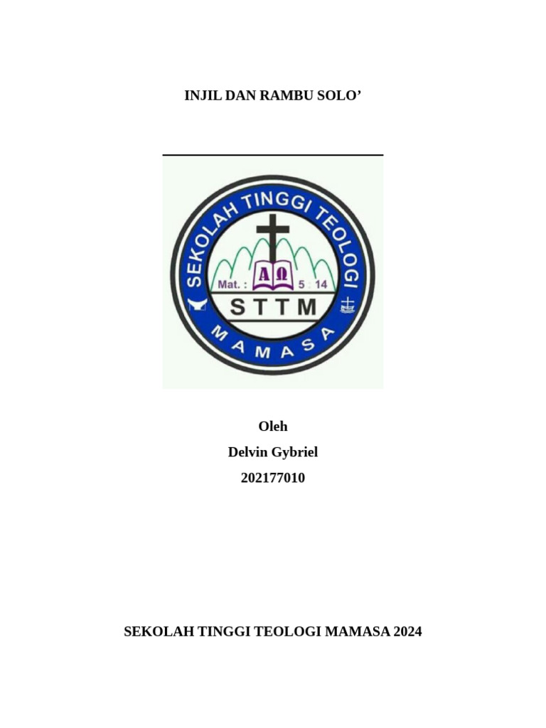 Upacara Rambu Solo' dalam Tradisi Toraja | PDF