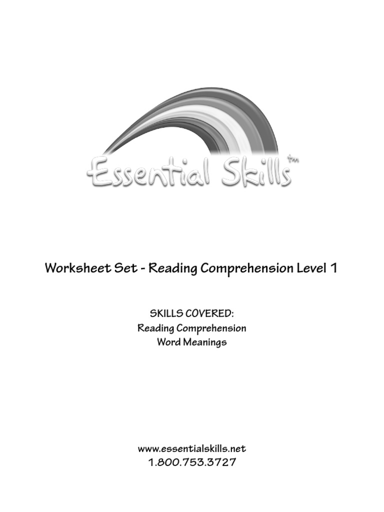 Level 1 Reading Comprehension Worksheets | PDF | Pet | Squirrel