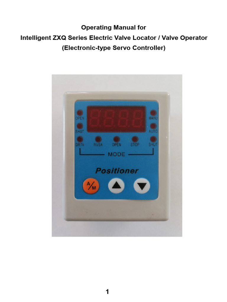 4-20-Internal Electronic Positioner | PDF | Switch | Parameter ...