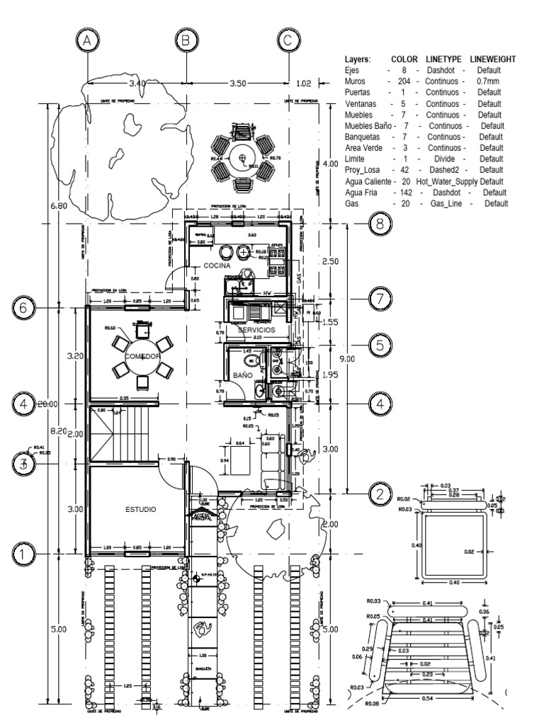 E80 Casa Tipo 1A - Medidas | PDF