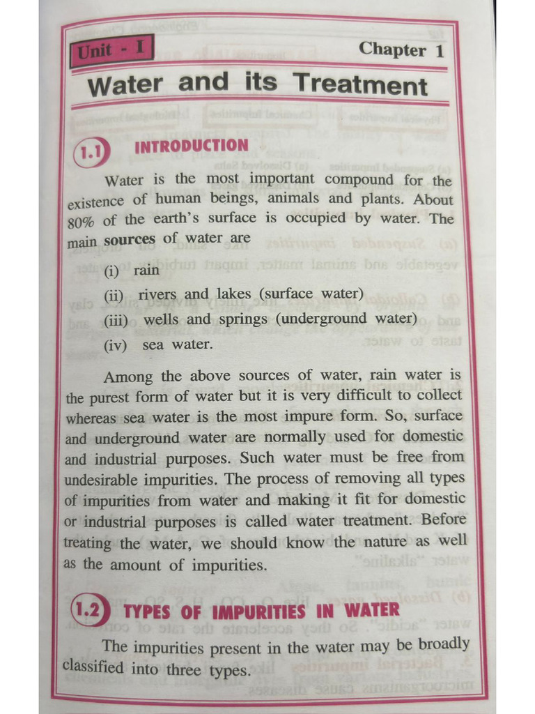Chemistry Unit-1 | PDF