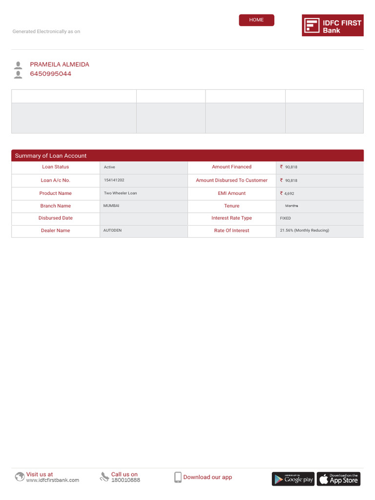 Statement of Accounts - 042835957 | PDF | Cheque | Banks