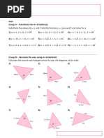Sine Rule Worksheet for GCSE Maths | PDF | Trigonometry | Euclidean ...