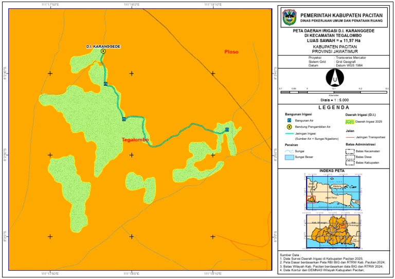 Peta Di Geospasial 2025 - D.I. Karanggede | PDF