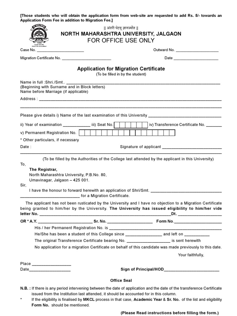 Migration Form | PDF | Social Institutions | Social Science